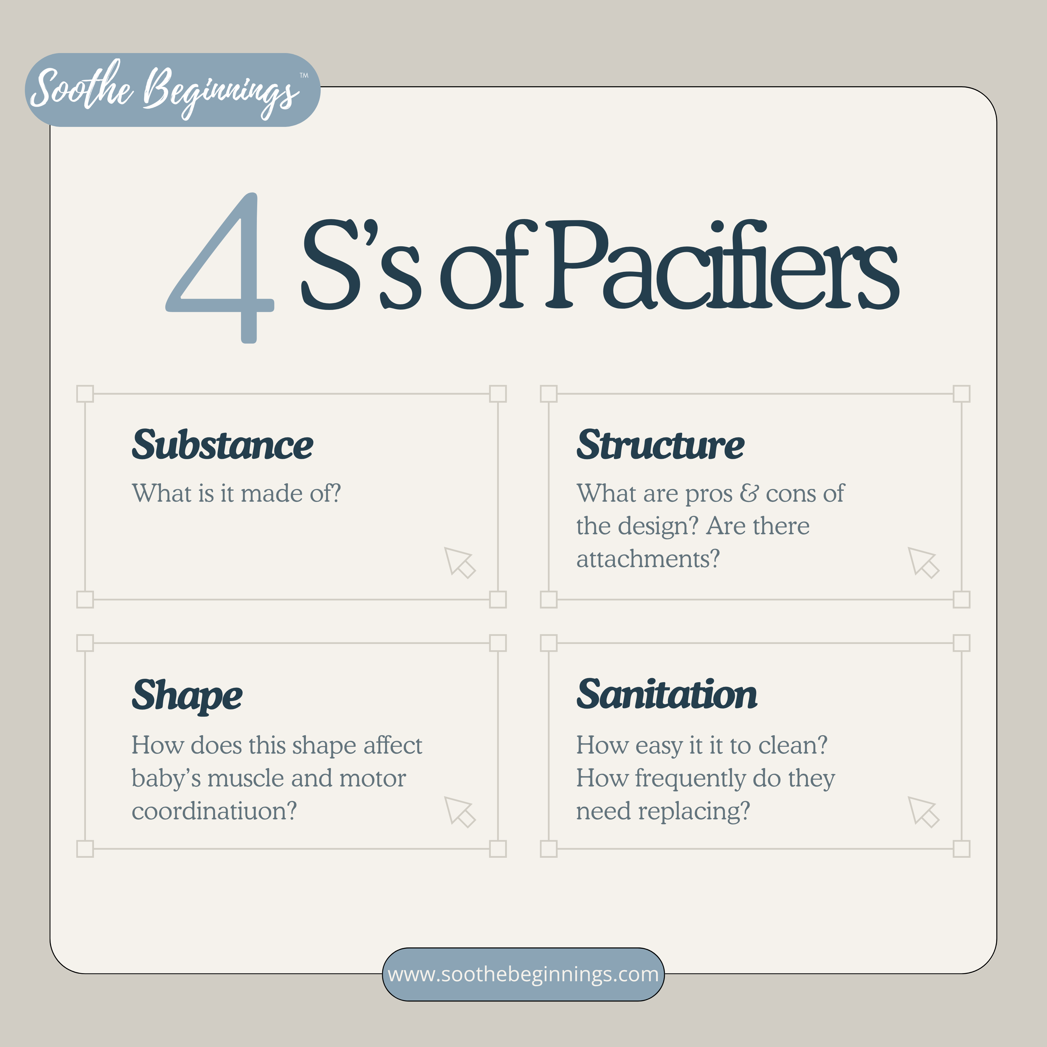 The 4 S’s of Pacifiers: How to Choose the Best Pacifier for Your Baby ...